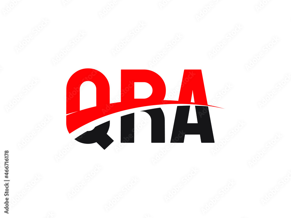 QRA Letter Initial Logo Design Vector Illustration Stock Vector | Adobe ...