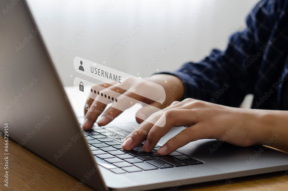 Logging in in cybersecurity and privacy concepts to protect data with ...