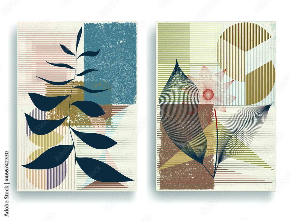 Grafika wektorowa Stock: Modern wallpaper with minimalist design ... Grafika wektorowa Stock: Modern wallpaper with minimalist design ...