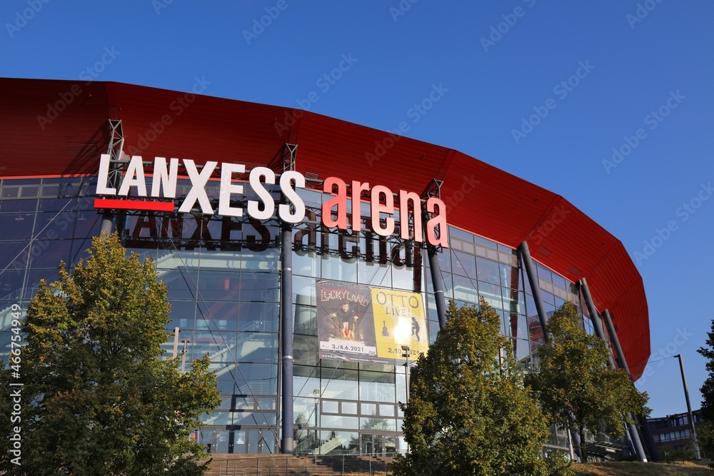 Fotka „COLOGNE, GERMANY - SEPTEMBER 22, 2020: Lanxess Arena in Cologne ...