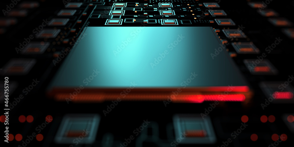 Ilustração do Stock: Abstract technology background/Circuit board ...