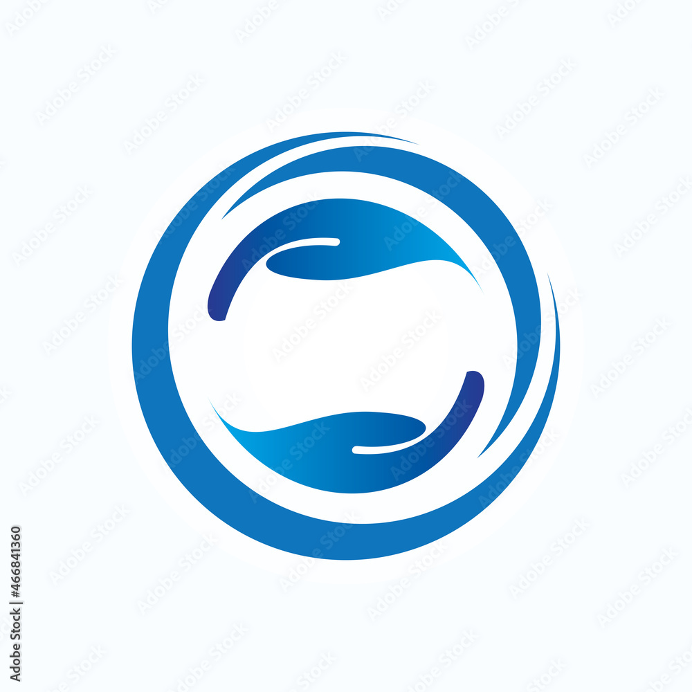 two hand logo vector. help and care symbol. teamwork logo Stock Vector ...