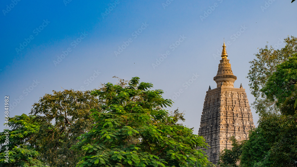 The Mahabodhi Temple Complex is located at Bodhgaya, Bihar, India ...