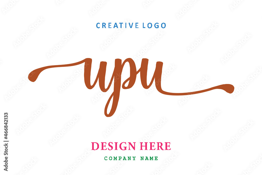 UPU lettering logo is simple, easy to understand and authoritative ...