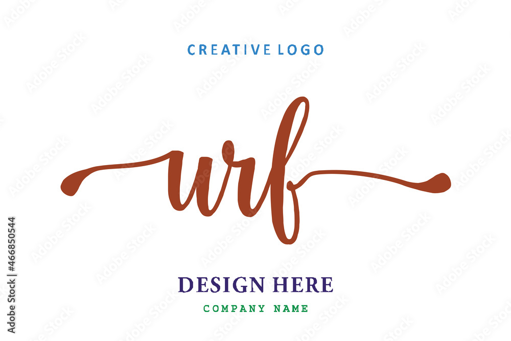 URF lettering logo is simple, easy to understand and authoritative ...