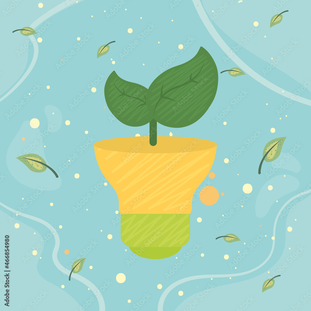 light bulb poster Stock Vector | Adobe Stock