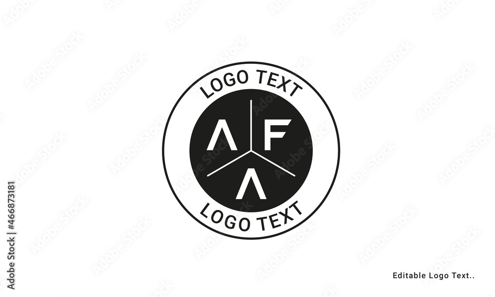 Vintage Retro AFA Letters Logo Vector Stamp Stock Vector | Adobe Stock