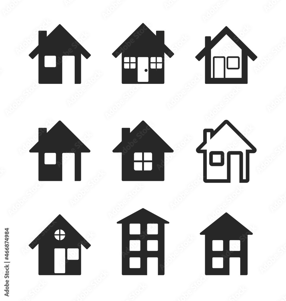 Simple House Icons