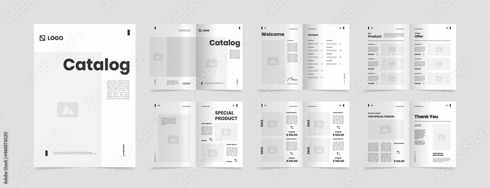 Vetor de modern a4 product catalog design template do Stock | Adobe Stock