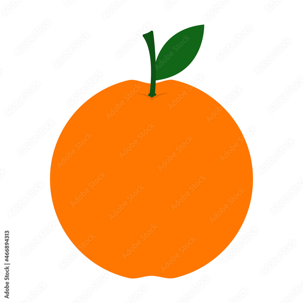 Cartoon Orange Fruit Icon Vector Clip art Illustration Image Design ...