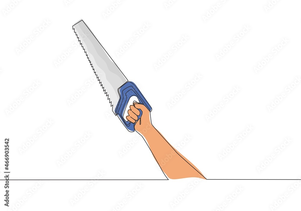 Hand Saw Drawing