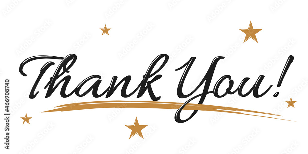 Thank You Hand Lettering. Typography Design Inspiration. Thank you card ...