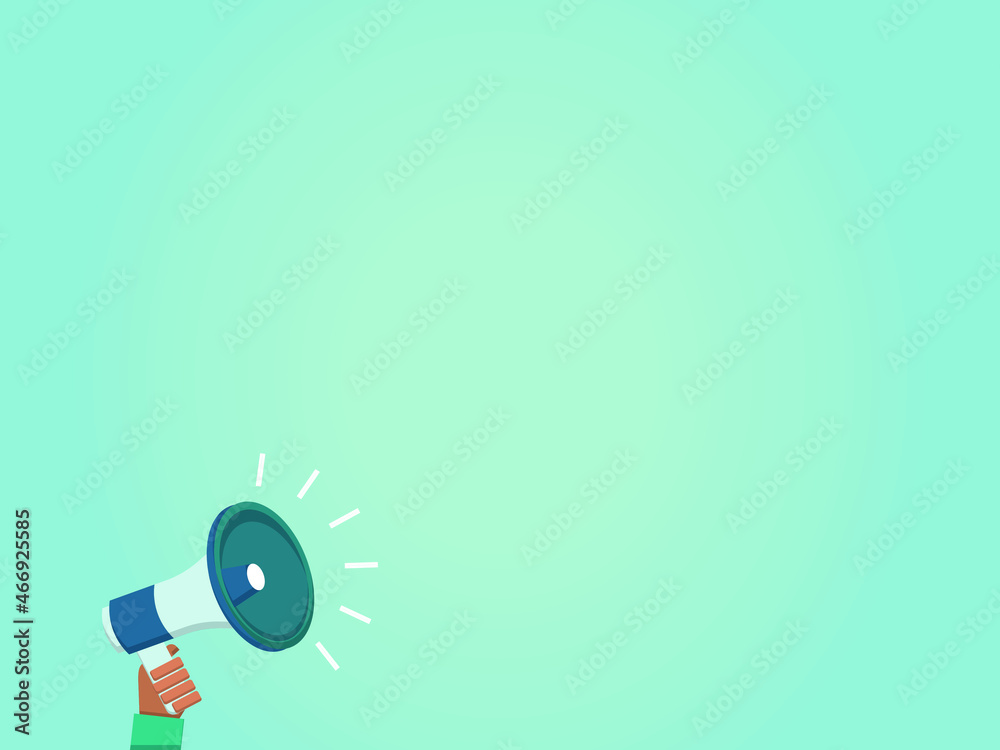TOA Speaker Megaphone People Inspiration Icon vector Line on white ...