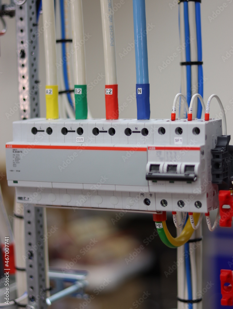 ABB high voltage protection module and 3-phase automatic electric ...