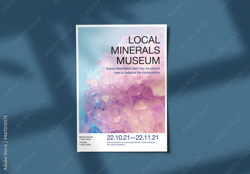 Professional Event Poster Layout Stock Template | Adobe Stock