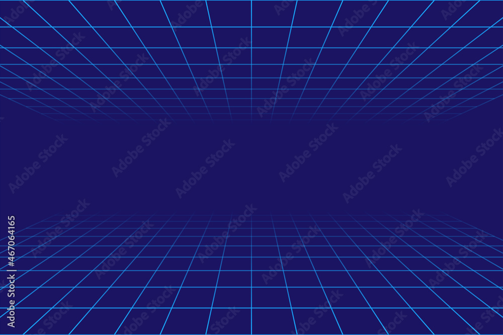 Dark Blue Grid Background