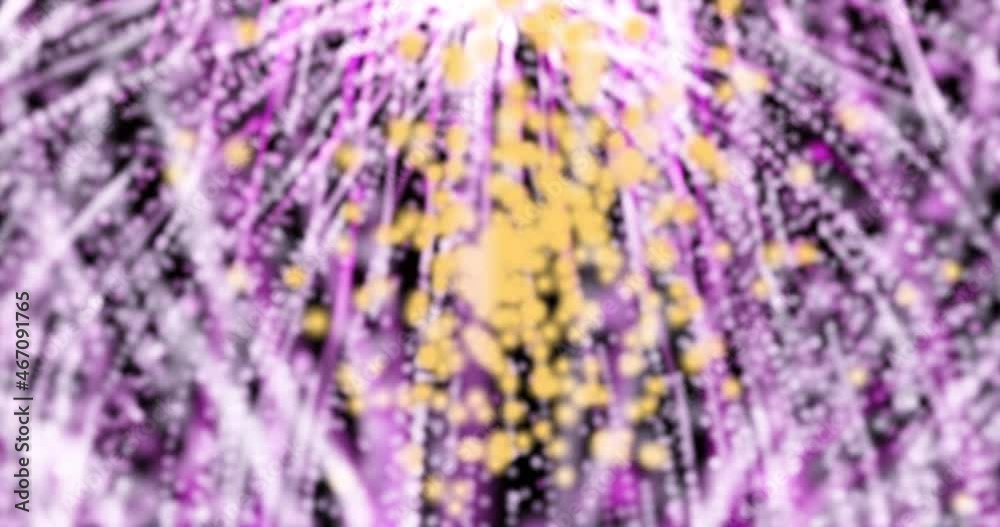 optical flares on black background. Techy optical lens. Light Pulses ...