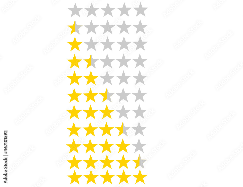 Five star rating.Satisfaction level.Customer feedback.Rate status level ...