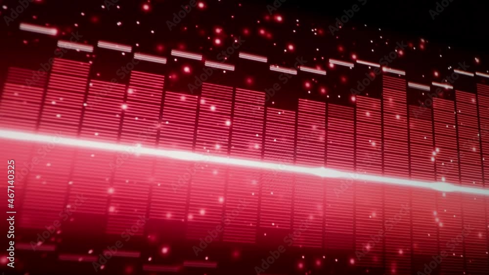 Sound Equalizer. Digital music or sound wave footage. audio waveform ... Sound Equalizer. Digital music or sound wave footage. audio waveform ...