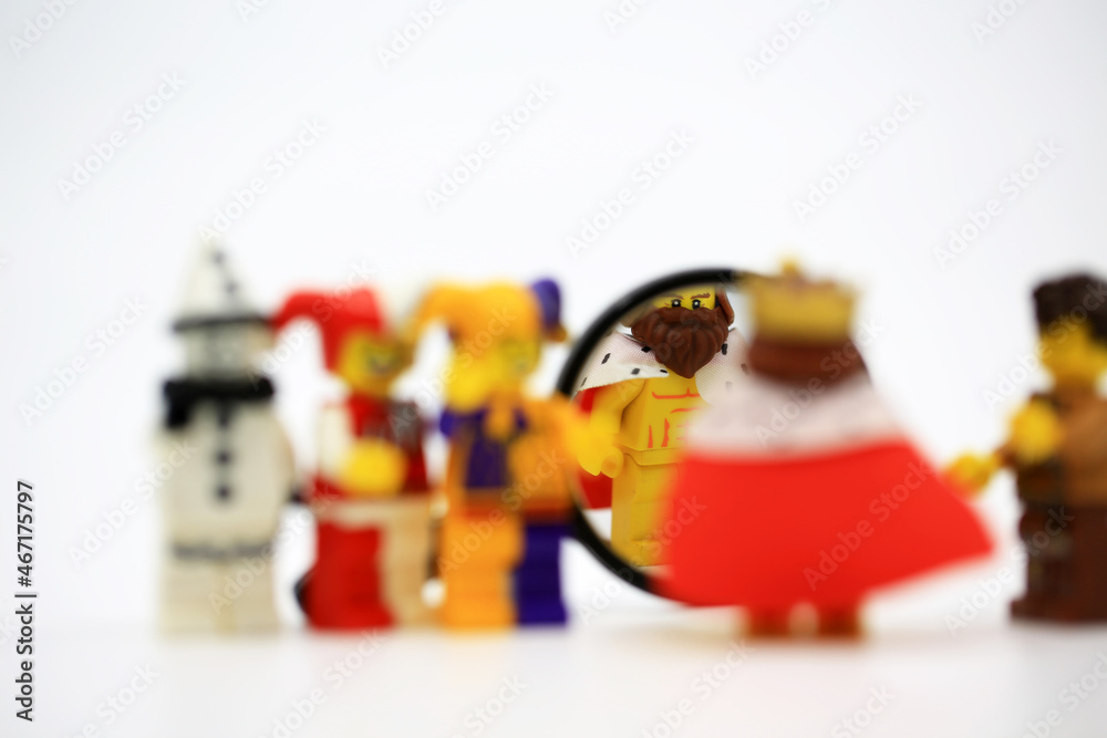 Hong Kong, May 2 2021 : The Emperor's New Clothes story. lego mini ...