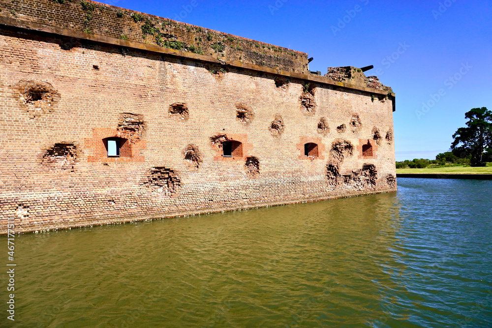 Savannah, Georgia: Fort Pulaski National Monument. American Civil War ...