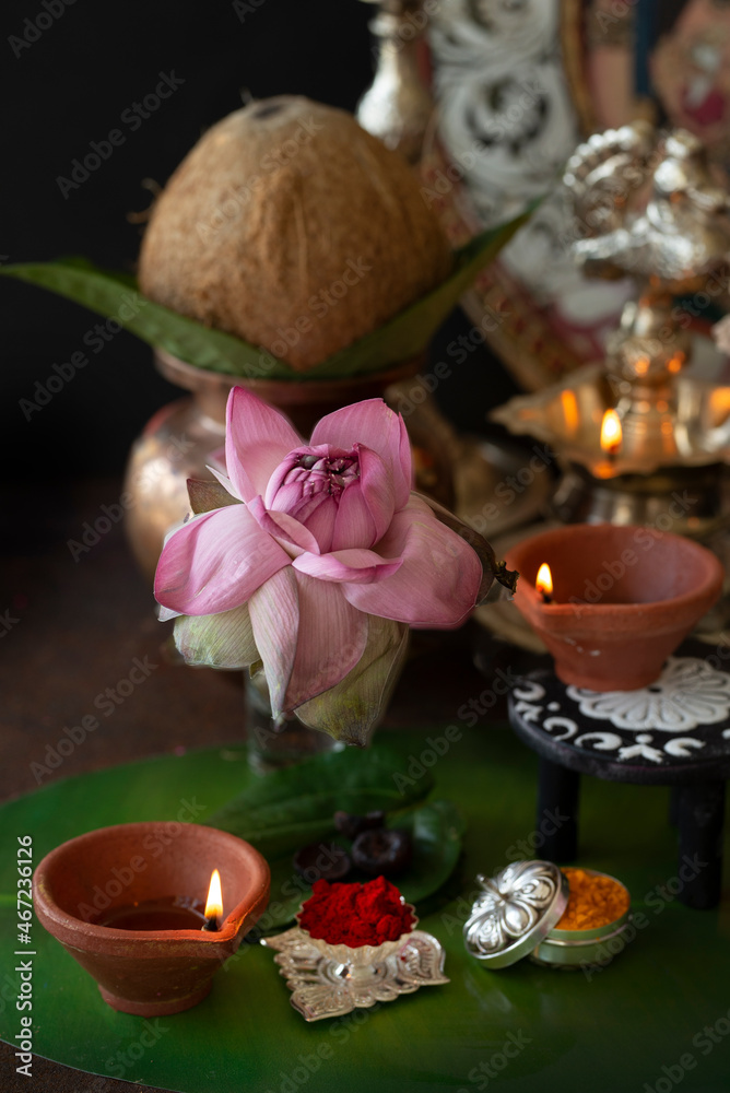 Diwali Pooja Stock Photo | Adobe Stock