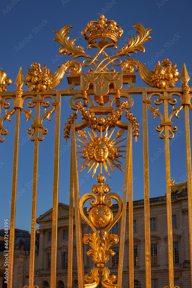 The Beautiful Facade of Chateau de Versailles (Palace of Versailles ...