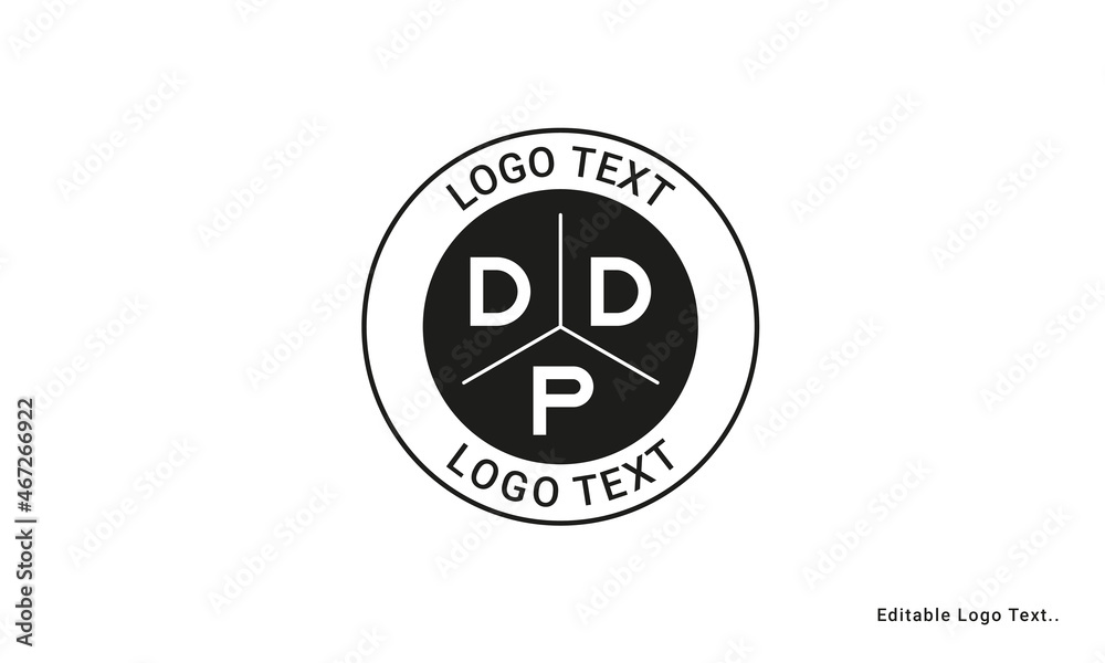 Vintage Retro DDP Letters Logo Vector Stamp Stock Vector | Adobe Stock