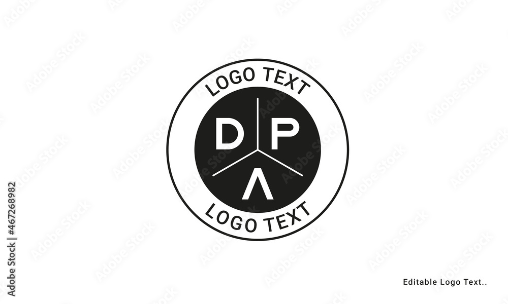 Vintage Retro DPA Letters Logo Vector Stamp Stock Vector | Adobe Stock