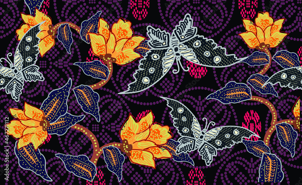 Indonesian batik motifs with very distinctive patterns. exclusive ...