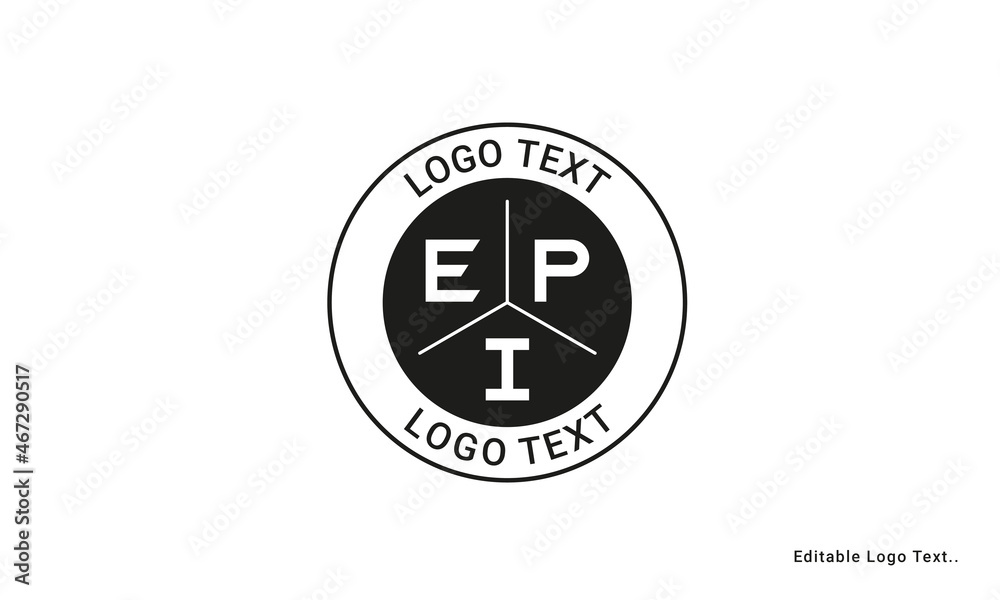 Vintage Retro EPI Letters Logo Vector Stamp Stock Vector | Adobe Stock
