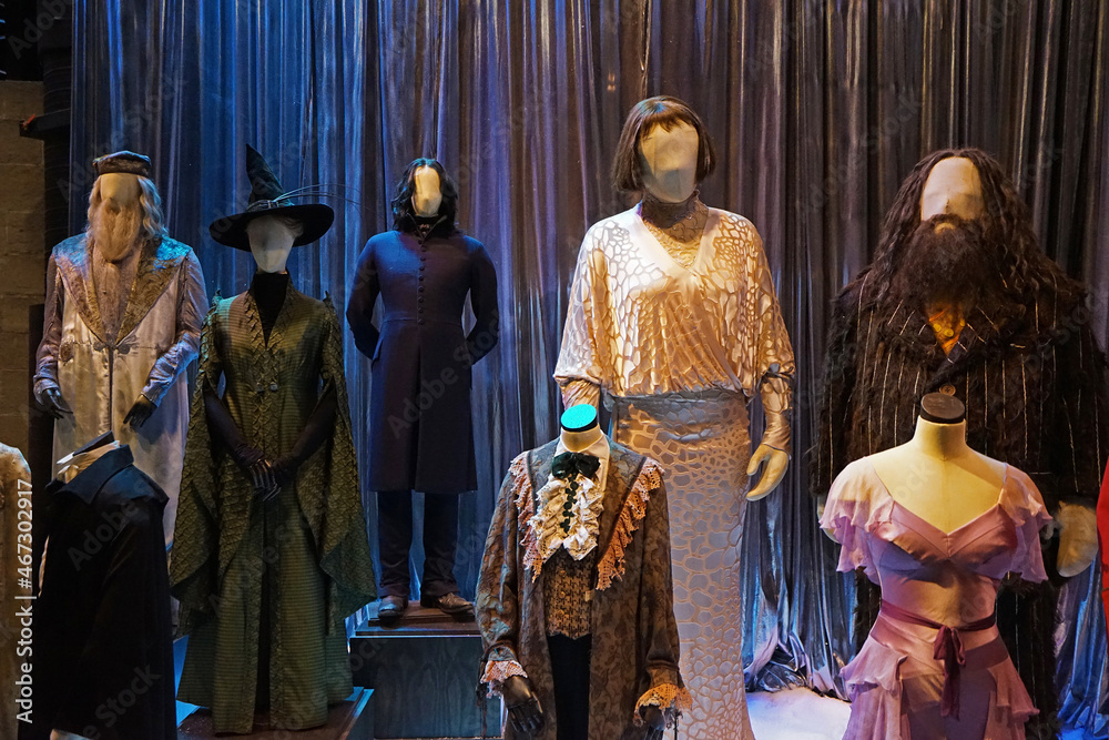 Professors costumes of The making of Harry Potter movie, Warner Bros ...