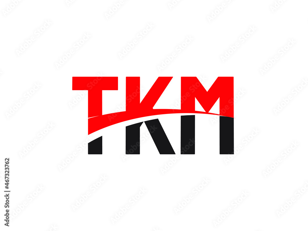 TKM Letter Initial Logo Design Vector Illustration Stock Vector | Adobe ...