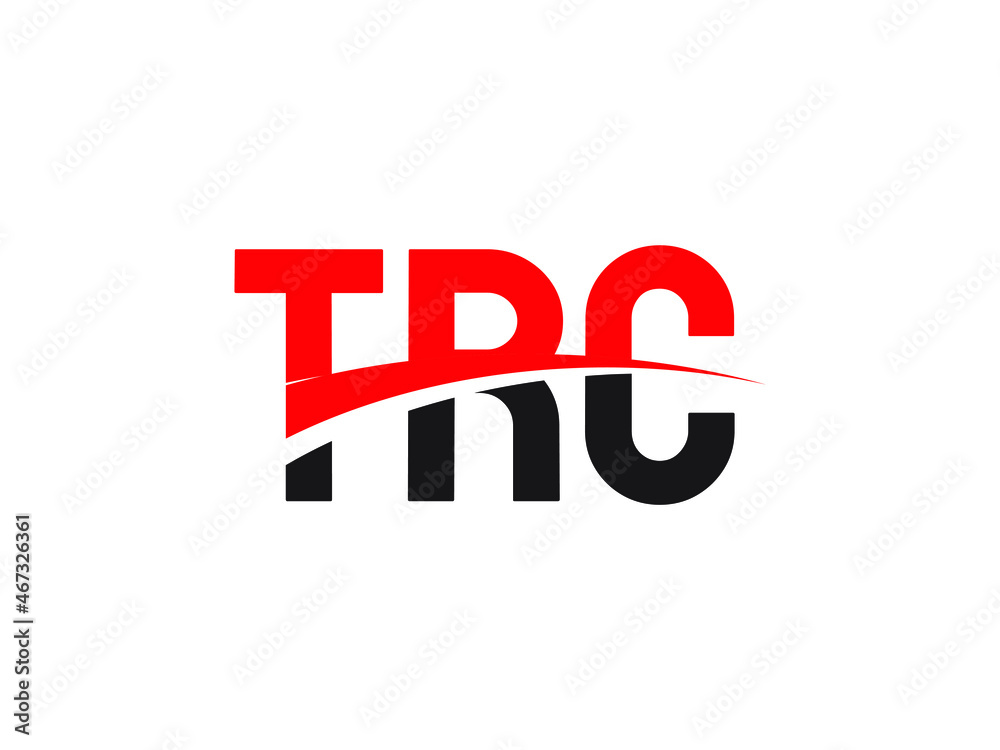 TRC Letter Initial Logo Design Vector Illustration Stock Vector | Adobe ...