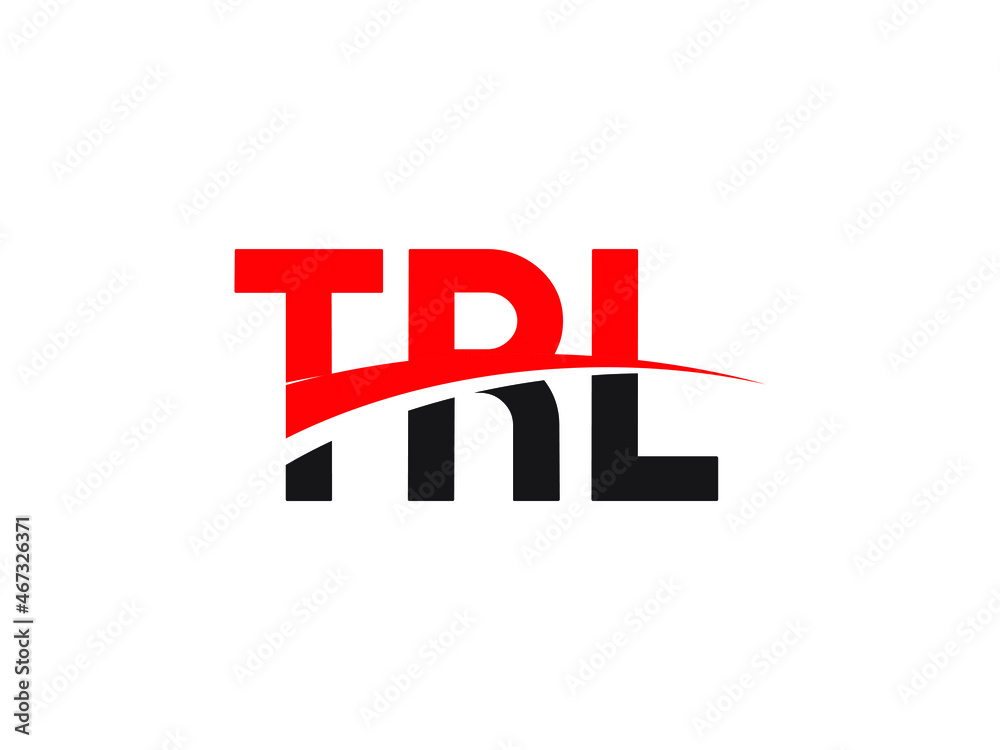 TRL Letter Initial Logo Design Vector Illustration Stock Vector | Adobe ...