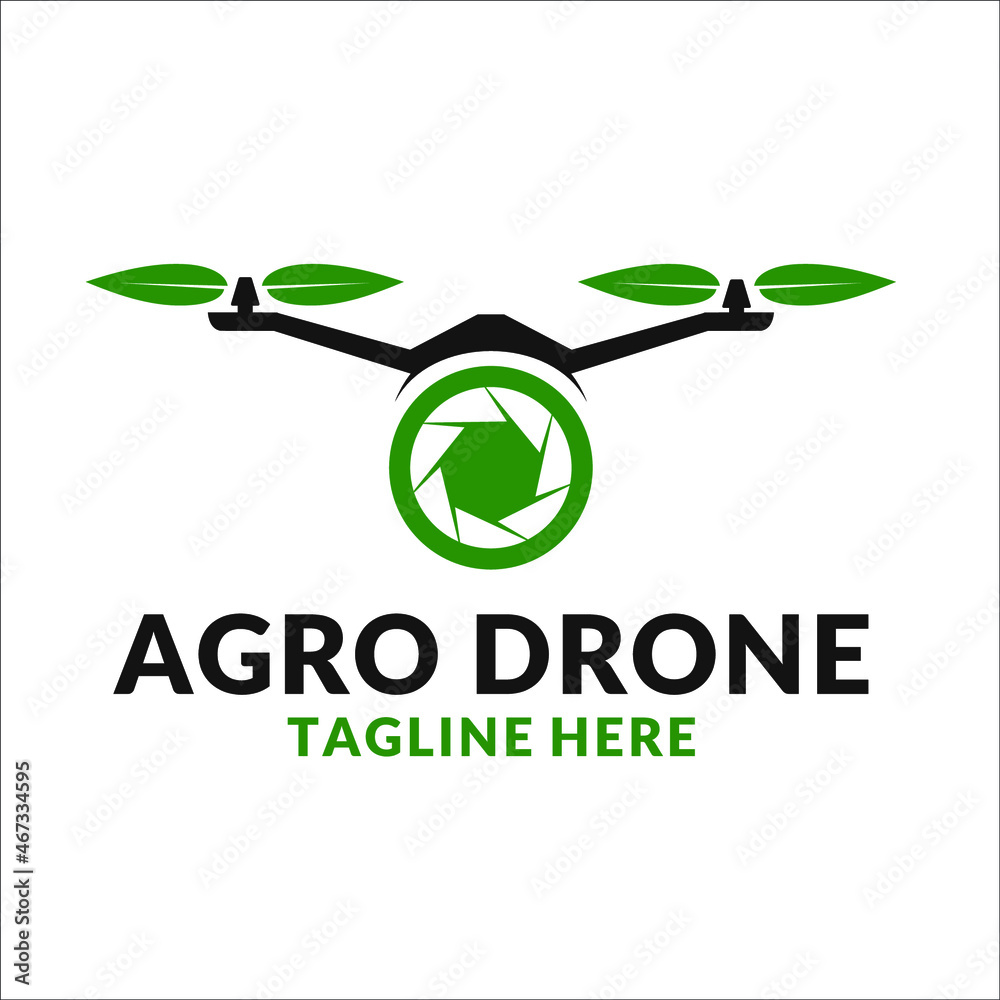 Vetor de Drone Agriculture logo icon do Stock | Adobe Stock