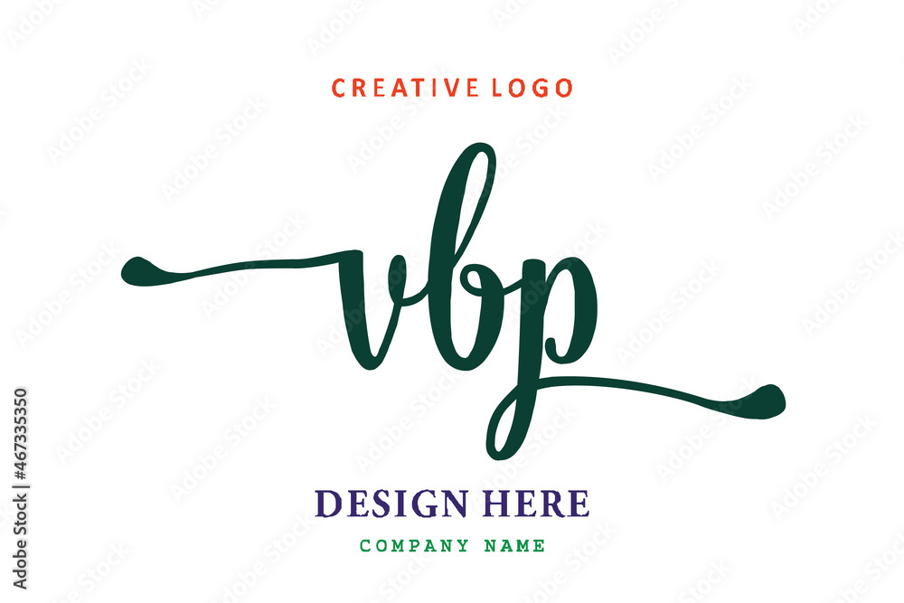 VBP lettering logo is simple, easy to understand and authoritative ...