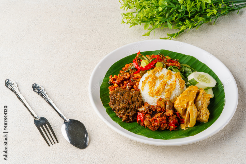 Beef Rendang or Nasi Rendang Sapi is a Minang dish originating from the ...