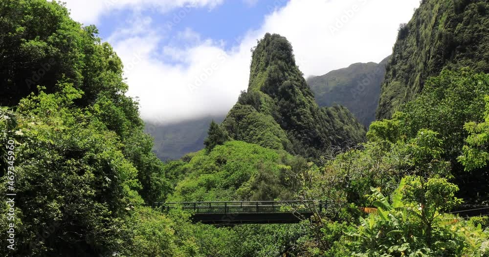 Stationary hand held motion of the Lao Needle which is a famous ...