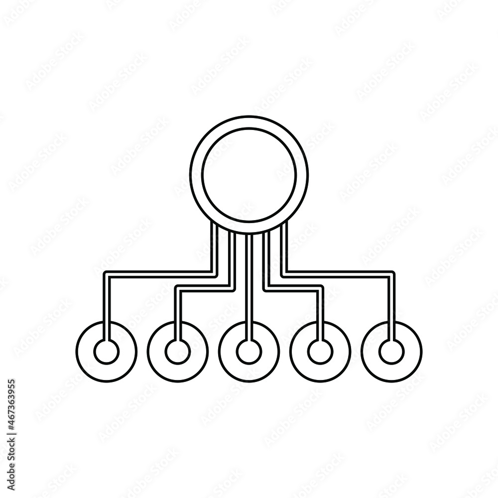 Operations icon vector. workflow illustration sign. work flow symbol ...
