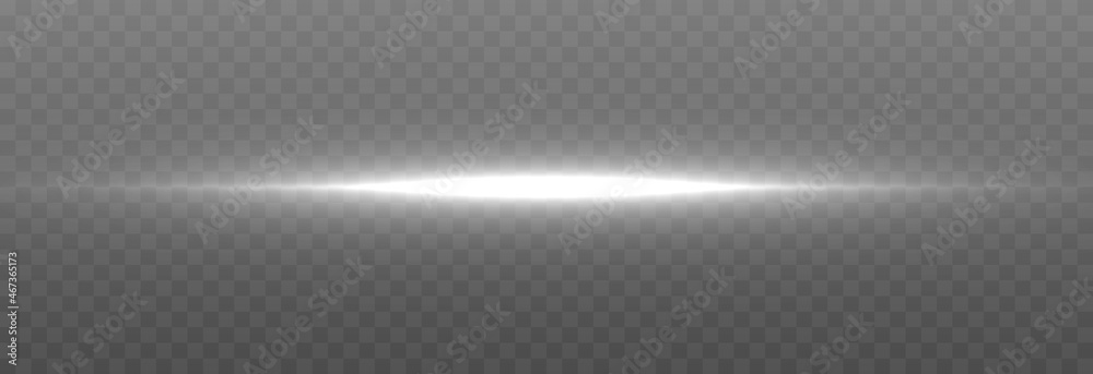 Vector glowing lines. Horizontal glowing lines png, magic glow, neon ...