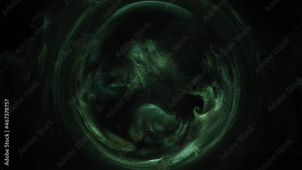 Steam whirl. Fading circle frame. Mystic vortex. Toxic fume animation ...