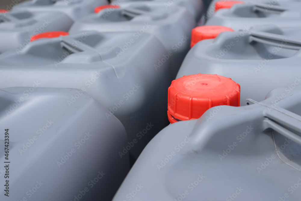 Flammable chemical tanks used in industry Stock Photo | Adobe Stock