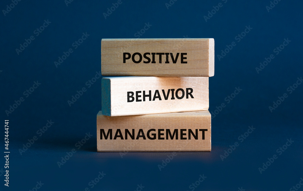Positive behavior management symbol. Concept words Positive behavior ...