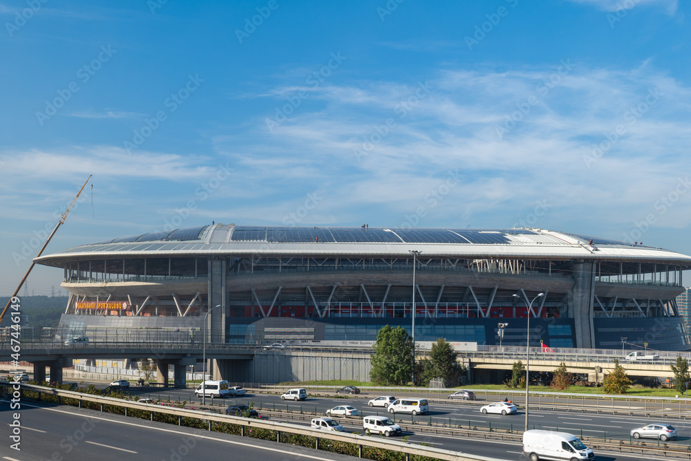 Istanbul, Turkey - November 2021: Nef Stadium, formally known as Türk ...