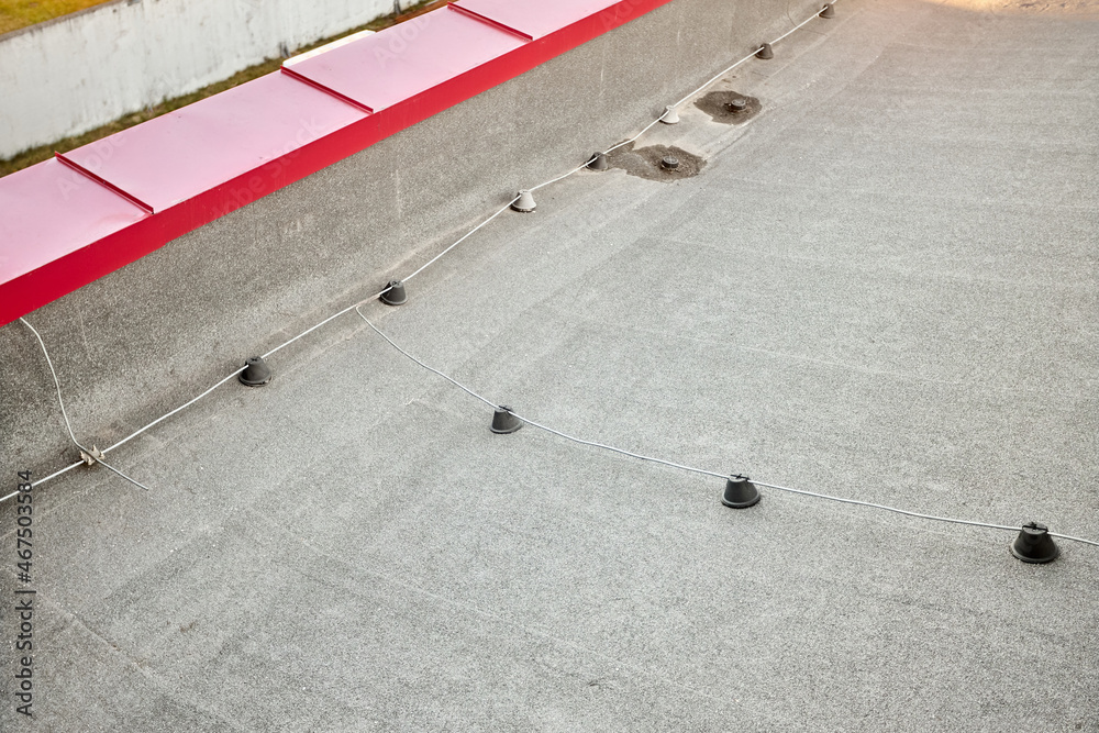 Lightning protection system. Lightning protection components conductors ...