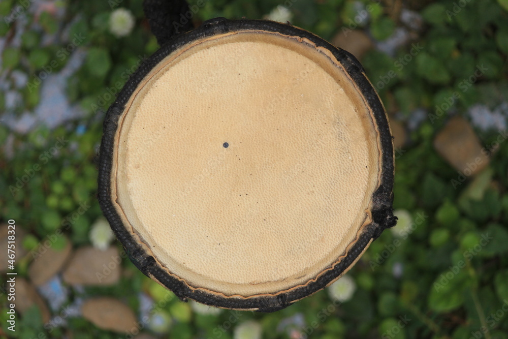 unique souvenirs of traditional percussion instruments called Kendang ...