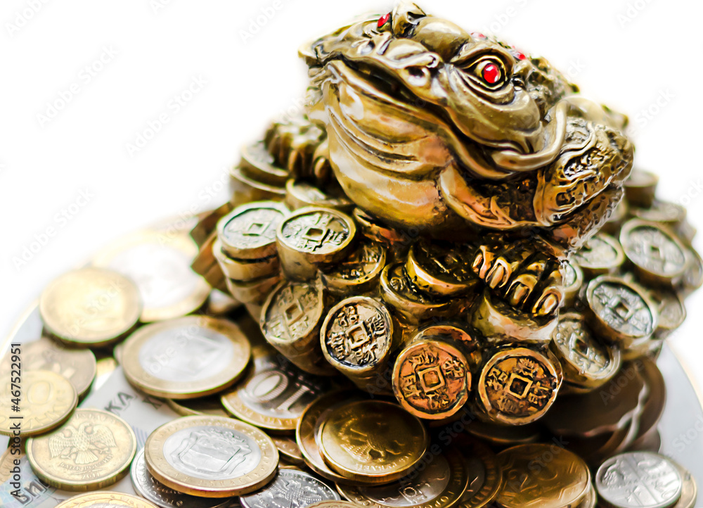The symbol of Feng shui. The money toad is one of the most common ...