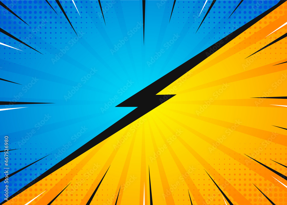 background design with comic theme Stock Vector | Adobe Stock