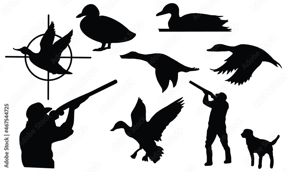 Duck Hunting Clipart